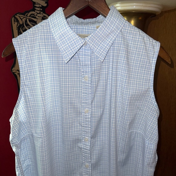L.L. Bean | Tops | Ll Bean Light Blue Plaid Buttonup Shirt | Poshmark